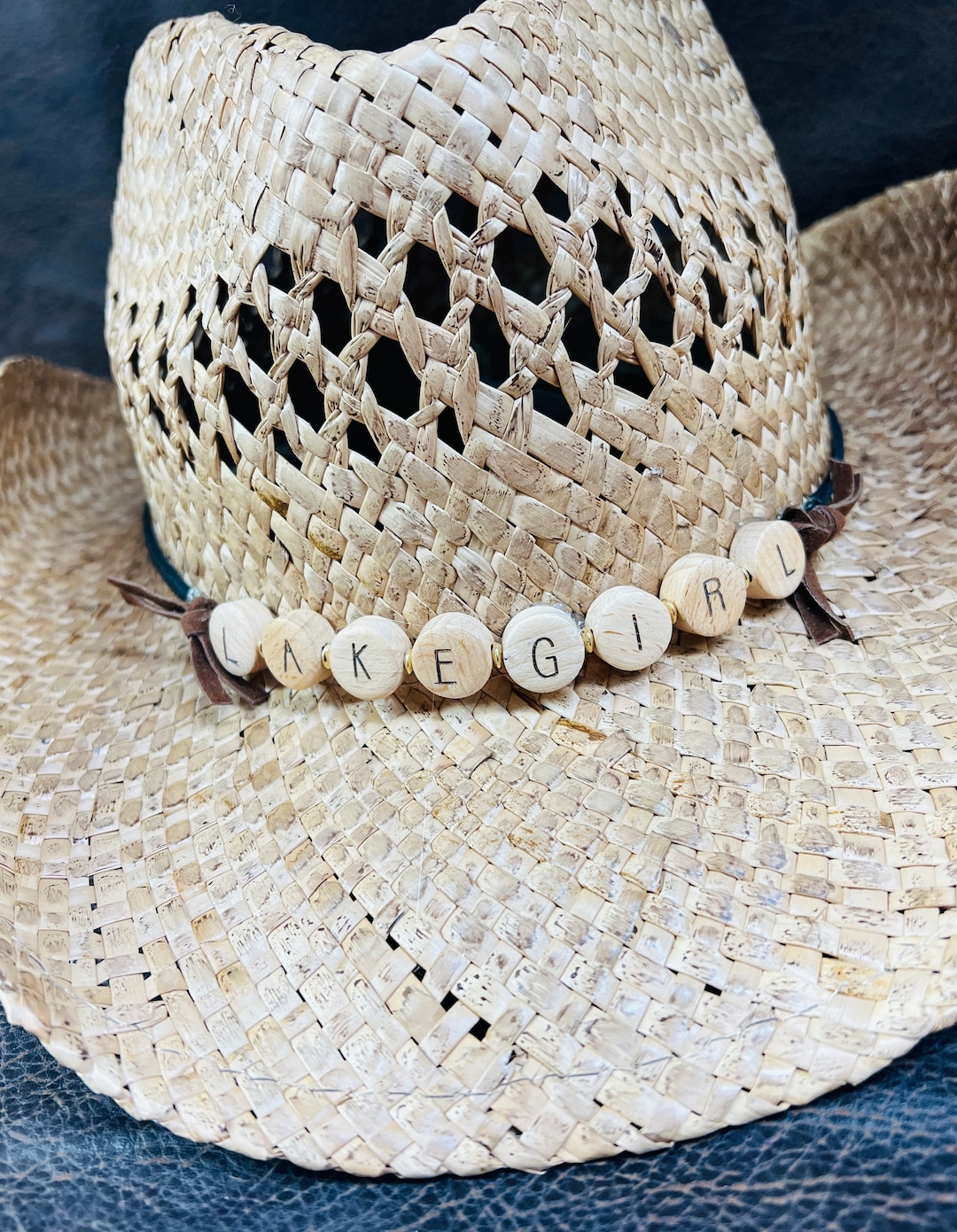 Custom Cowgirl Cowboy Hat for Women - You Choose Your Wording - Straw ...