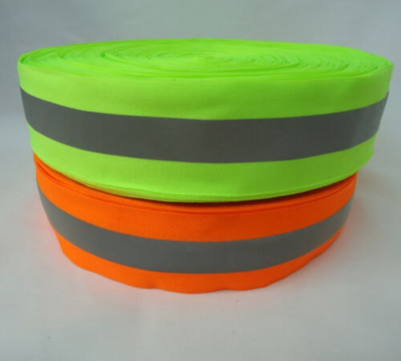 2 Sew on Reflective Tape High Visibility Hi Vis - Etsy UK