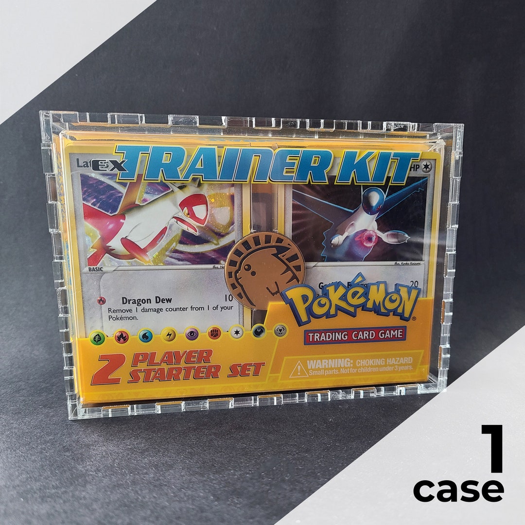 EX Trainer Kit Pack Display Case Box for Pokémon EX Trainer Kit, Latios ...