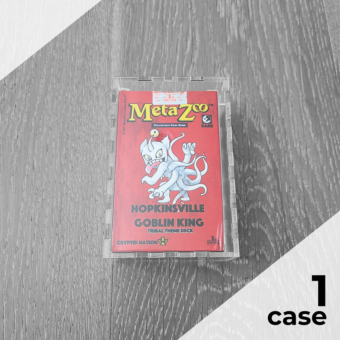 Metazoo Theme Deck or Release Deck Display Case | Fits Cryptid Nation ...