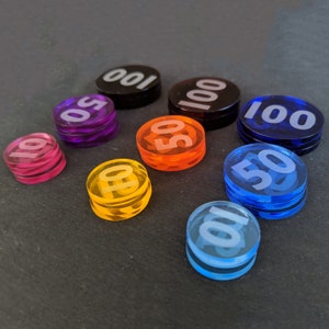 Damage Counters - Pokemon TCG - Damage Markers, Damage Tokens ...