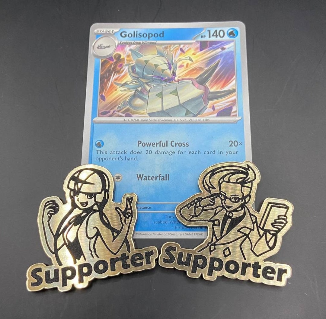 CUSTOM Trainer Supporter Token - Single Supporter - Pokémon TCG Set: V ...