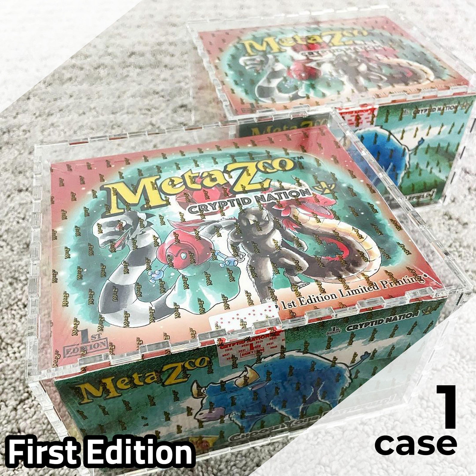 Metazoo First Edition Booster Box Display Case for Metazoo: - Etsy Canada