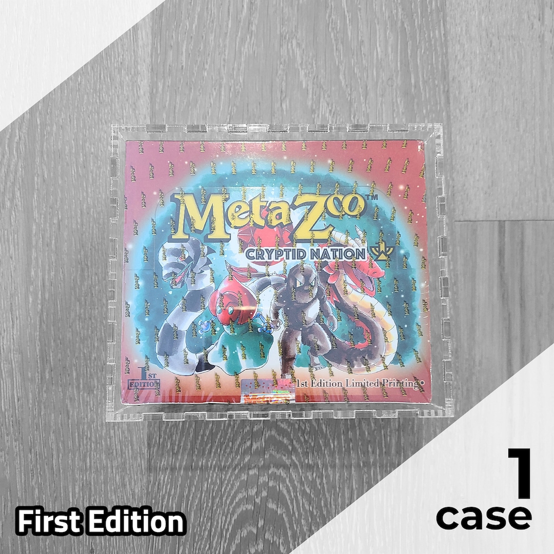Metazoo First Edition Booster Box Display Case for Metazoo: Cryptid ...