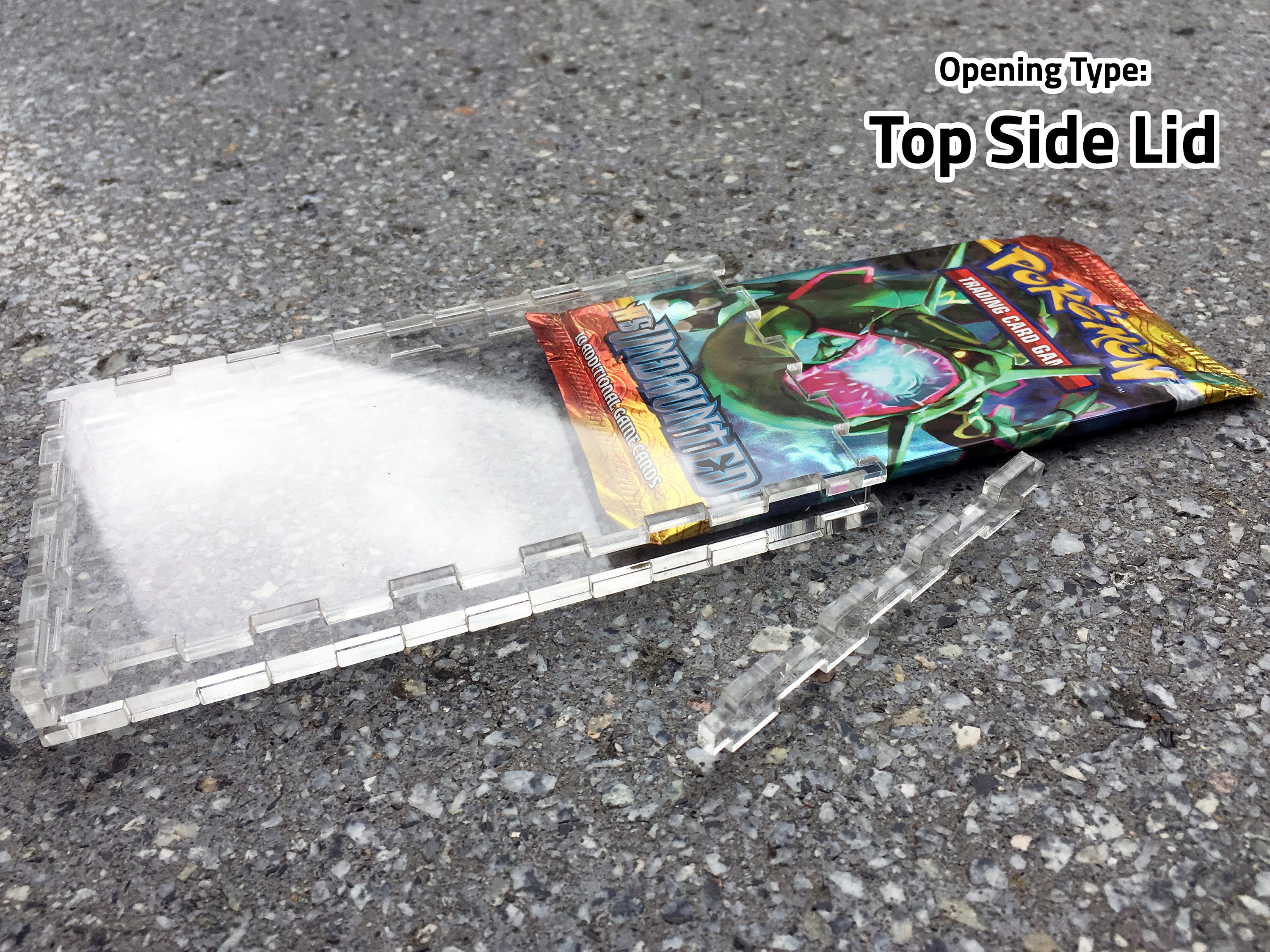 Booster Pack Display Case Box For LONG FOIL Pokémon Booster | Etsy