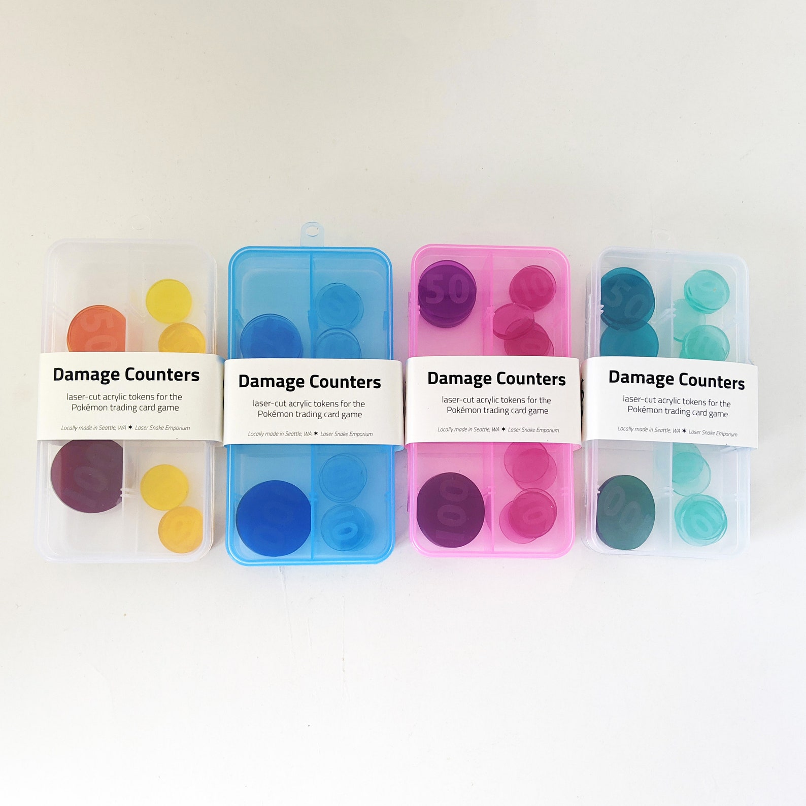 Damage Counters WITH BOX - Pokemon TCG - Damage Markers, Damage Tokens ...