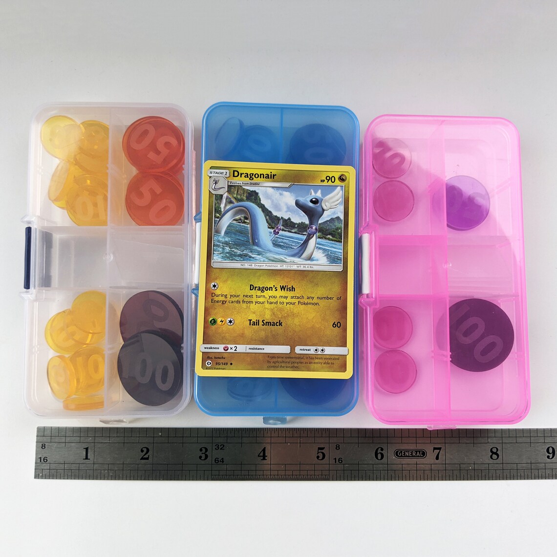 Damage Counters WITH BOX Pokemon TCG Damage Markers | Etsy