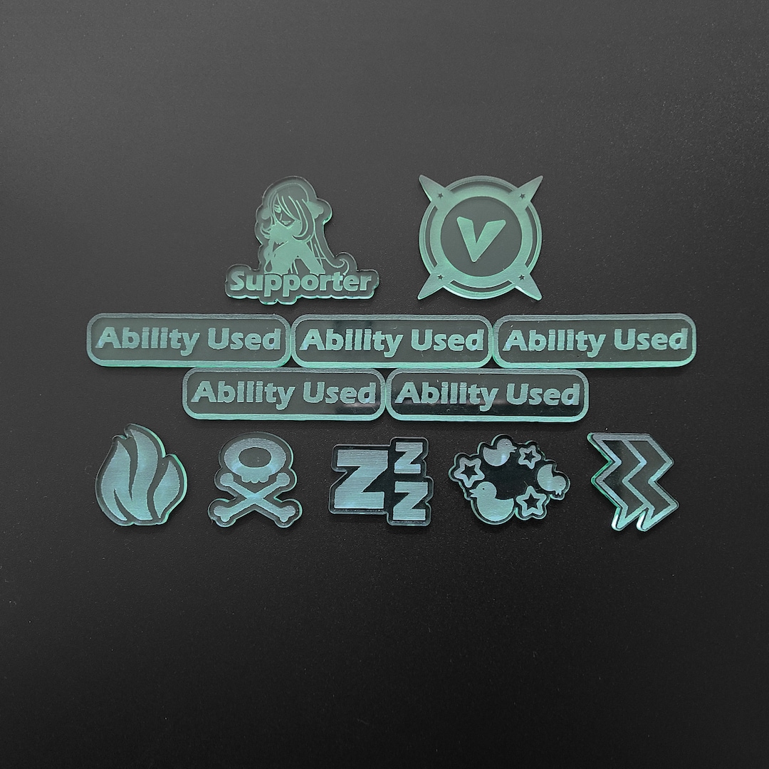 Pokémon TCG Token Set - V STAR Token, Special Condition, Ability Used ...