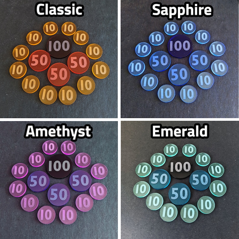 Damage Counters - Pokemon TCG - Damage Markers, Damage Tokens ...