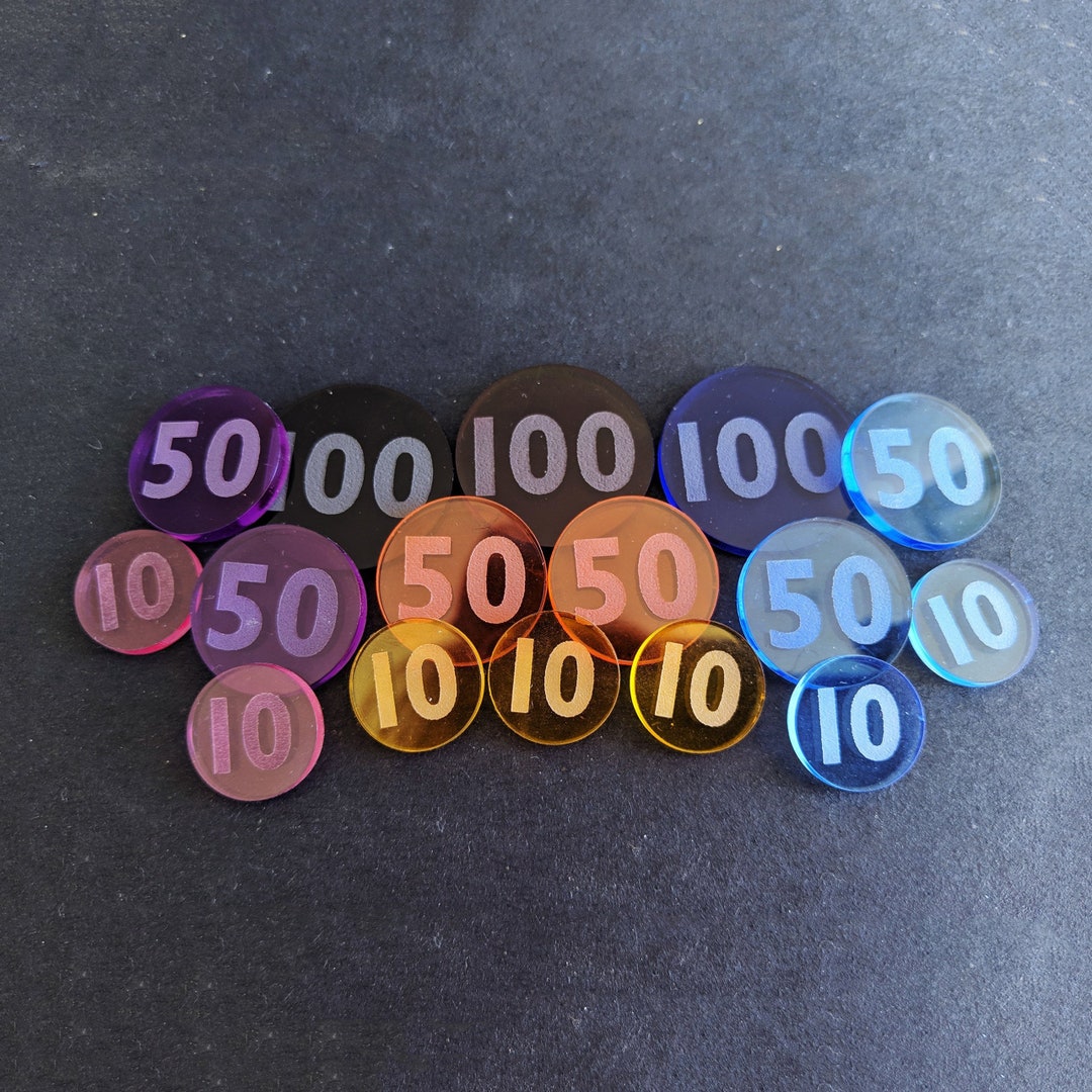 Damage Counters - Pokemon TCG - Damage Markers, Damage Tokens ...