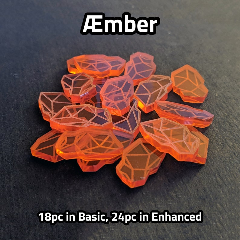 Keyforge Token Set With Box || Worlds Collide Ready || Keys, Æmber ...