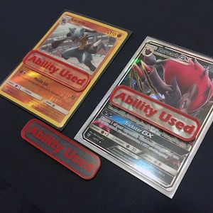Ability Used Marker - Pokémon TCG - Laser Cut Acrylic - Etsy