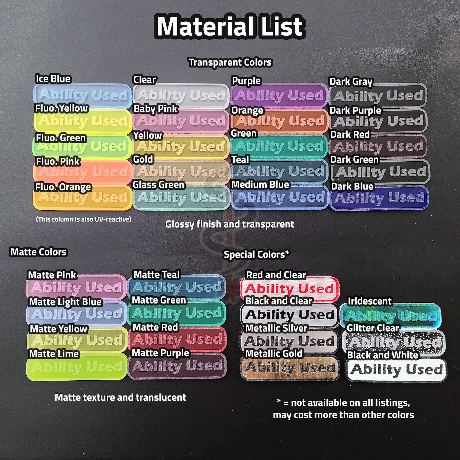 Pokémon TCG Token Set V STAR Token Special Condition - Etsy