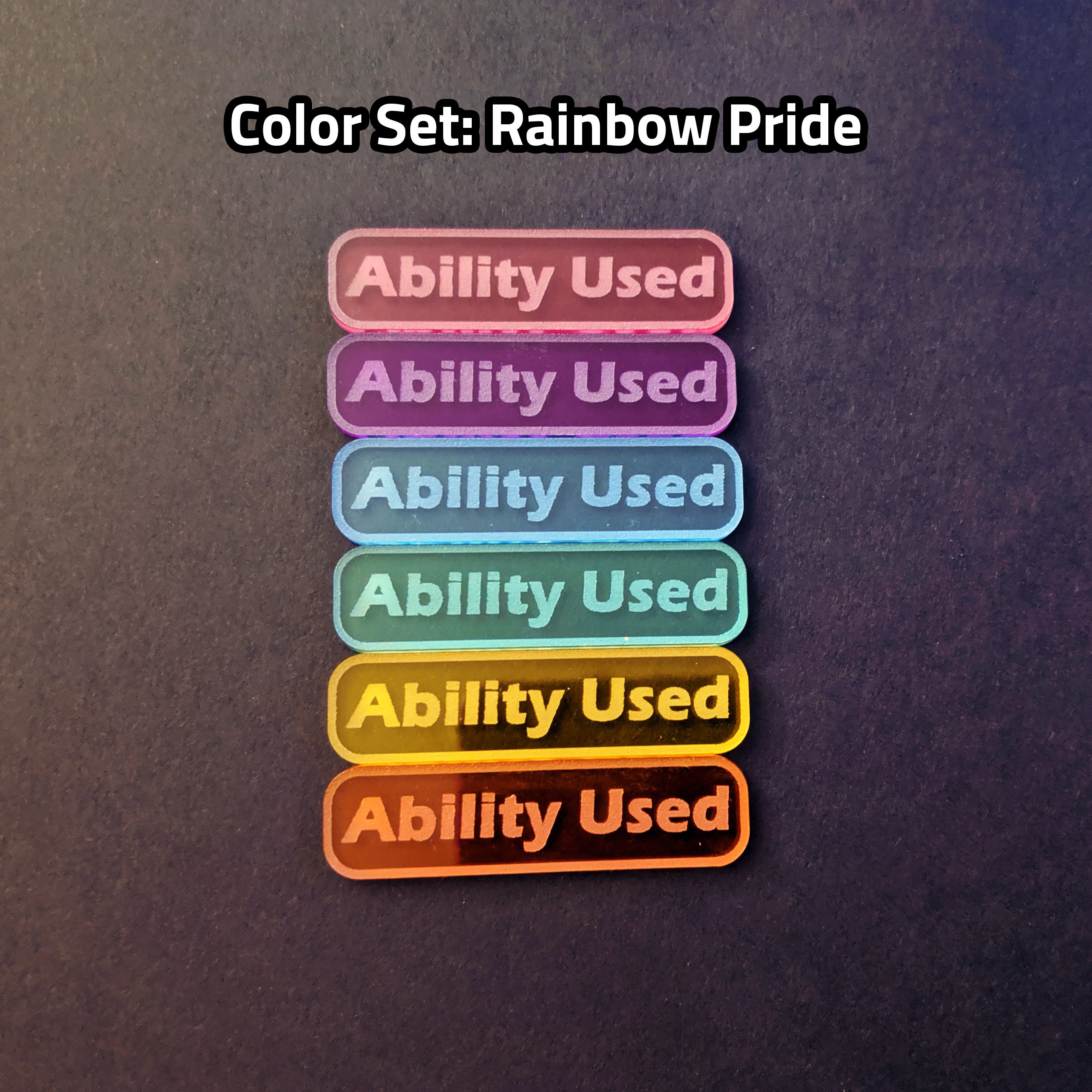 Ability Used Marker Pokémon TCG Laser cut Acrylic | Etsy