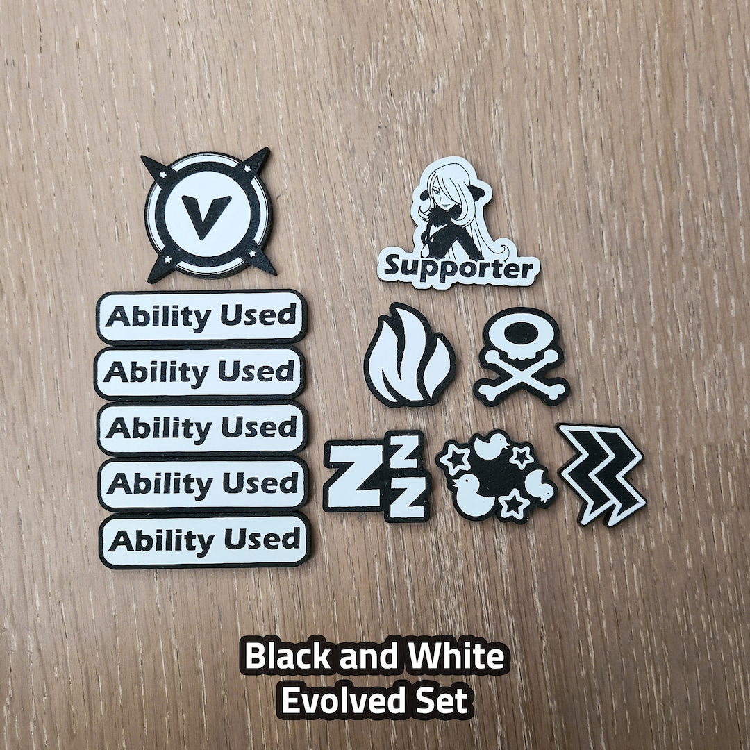 Pokémon TCG Token Set - V STAR Marker, Special Condition, Ability Used ...