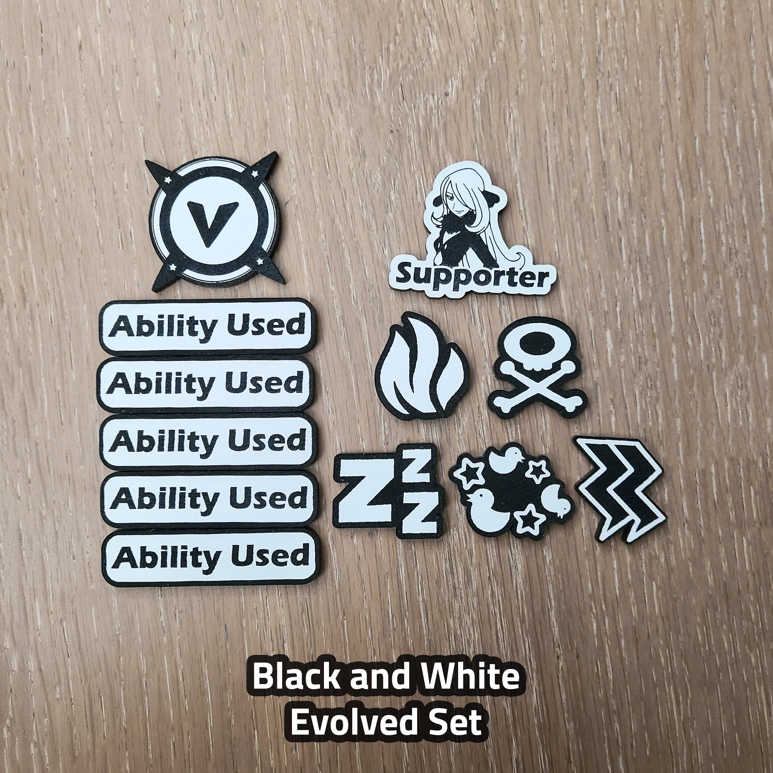 Pokémon TCG Token Set - V STAR Marker, Special Condition, Ability Used ...