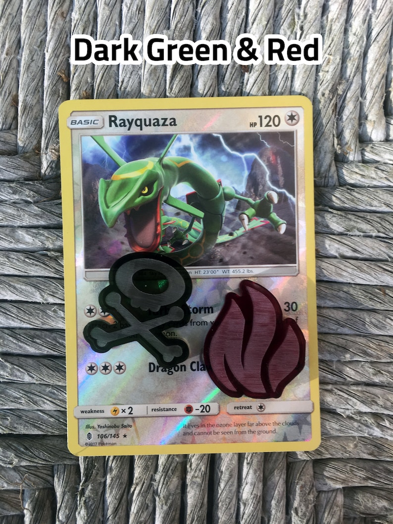 Special Condition Markers Pokemon TCG Transparent Acrylic - Etsy