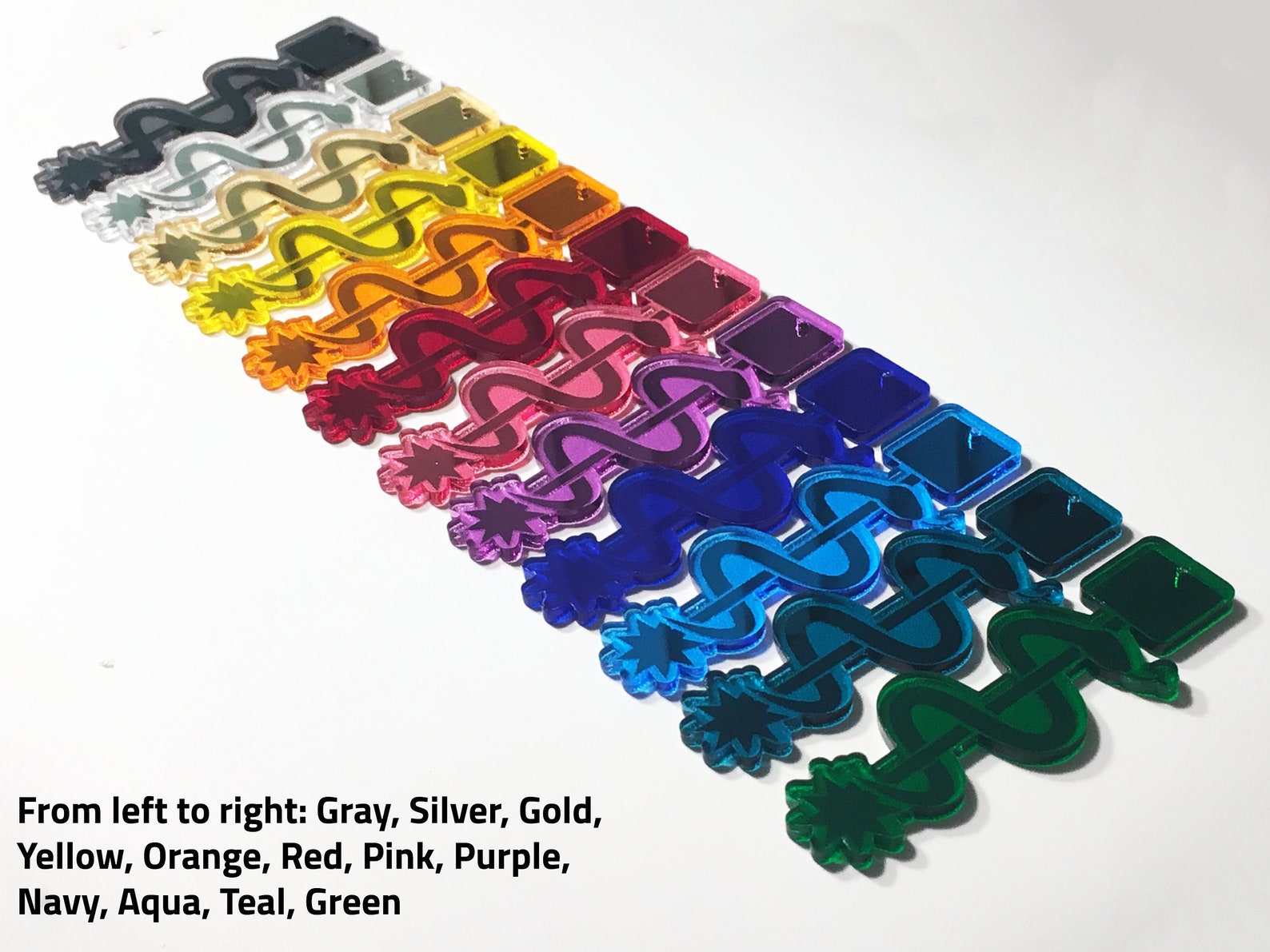 V STAR Token - Iridescent Acrylic Marker With Shiny Mirror Details ...