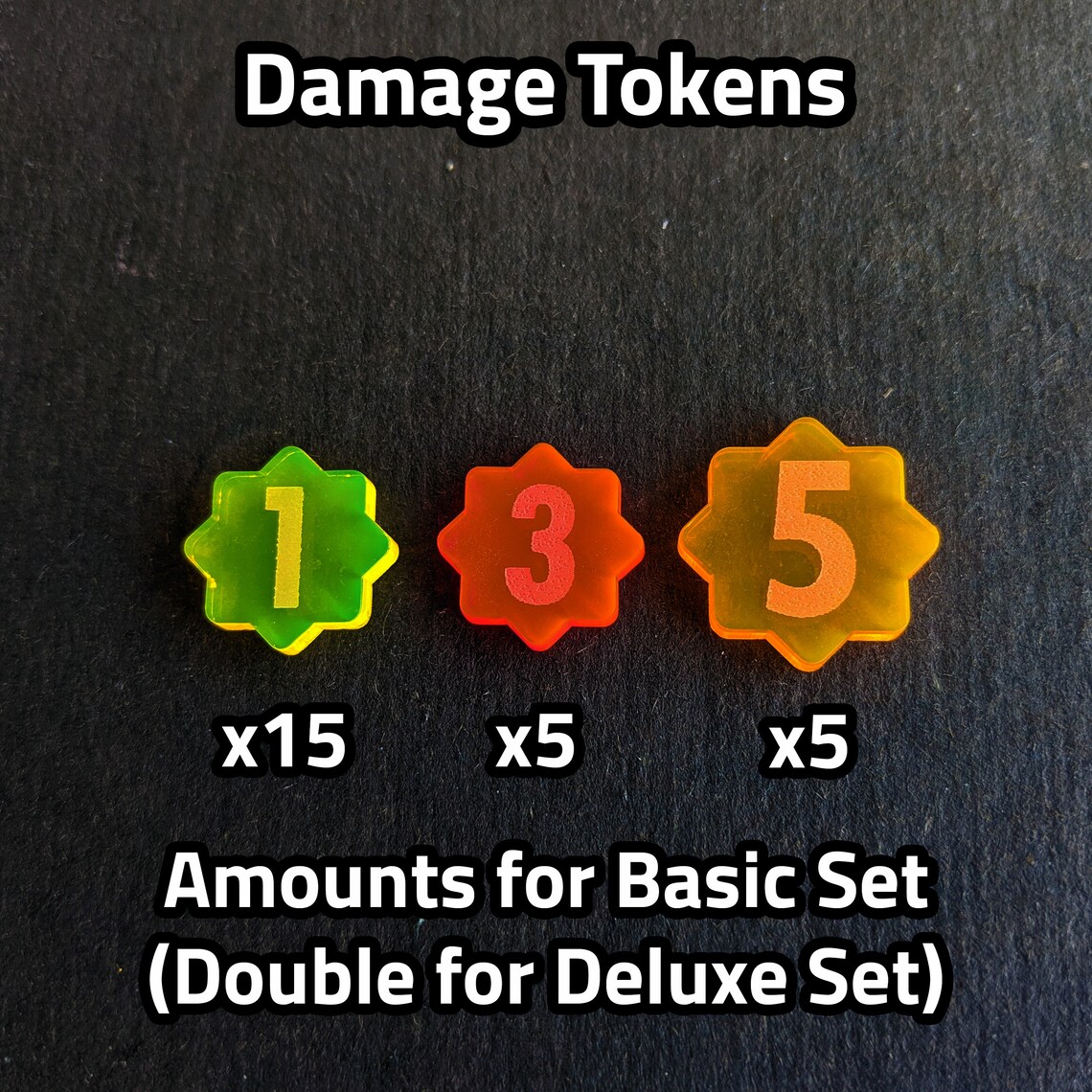 Keyforge Token Set With Box || Worlds Collide Ready || Keys, Æmber ...