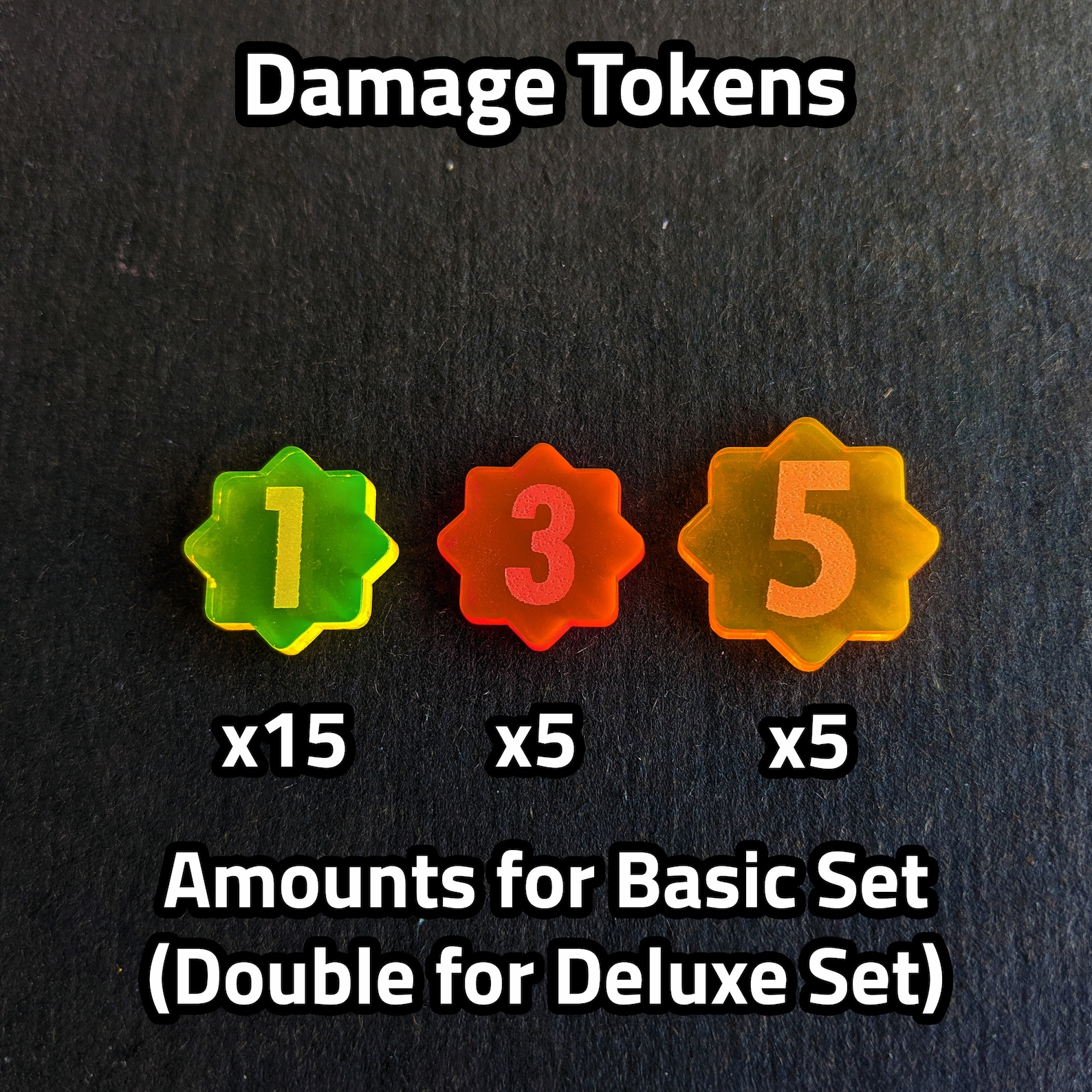 Keyforge Token Set With Box || Worlds Collide Ready || Keys, Æmber ...