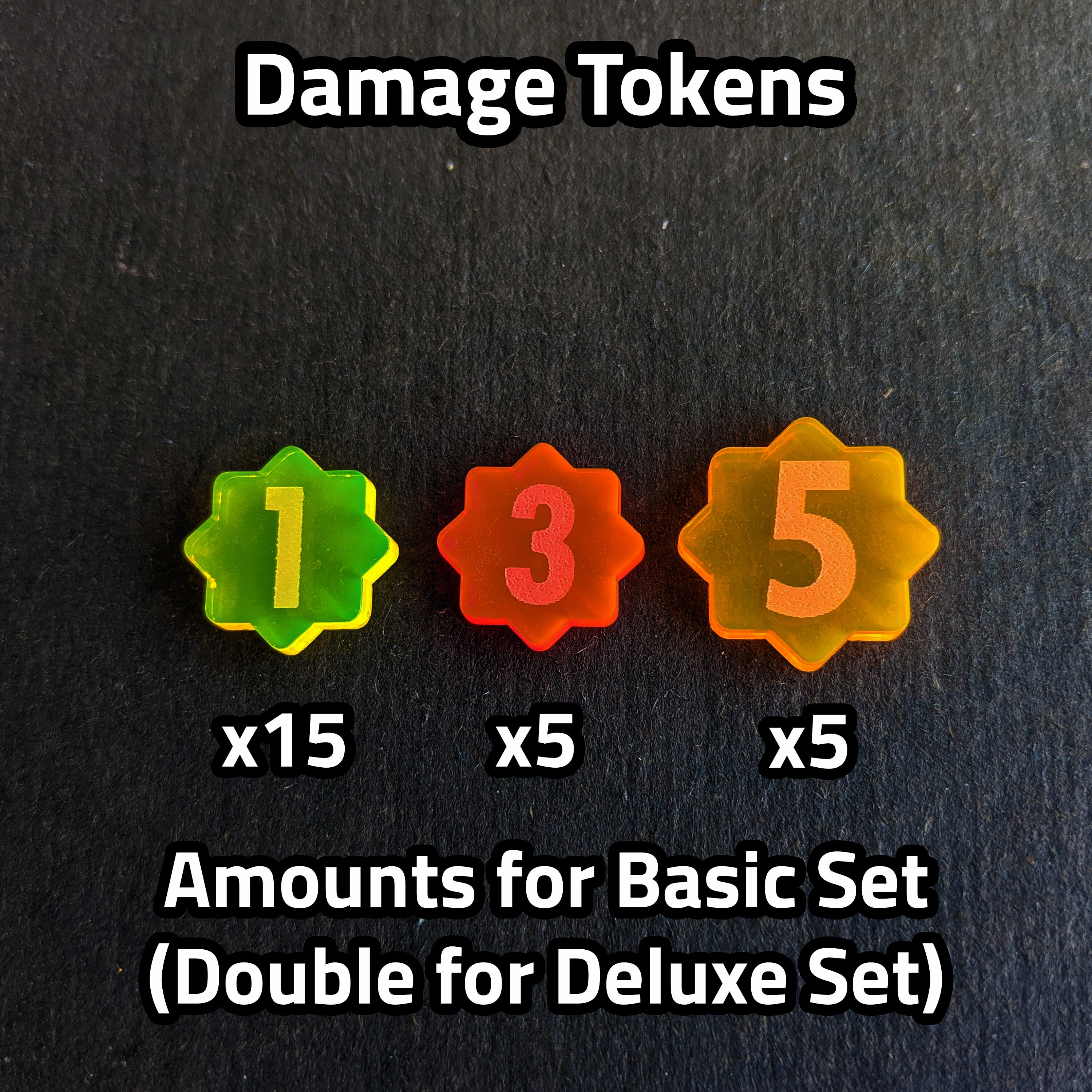 Keyforge Token Set With Box || Worlds Collide Ready || Keys, Æmber ...