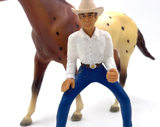 Vintage SCHLEICH WESTERN RIDER Toy Equestrian Roleplay Cowboy Ranch ...