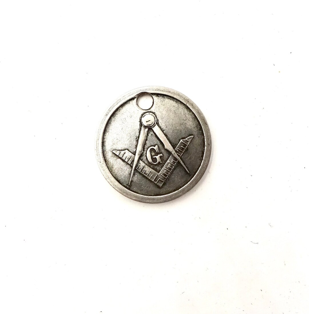MASONIC LODGE COIN Fob Medallion Ionic Lodge 94 F. & A.M. Camden New ...