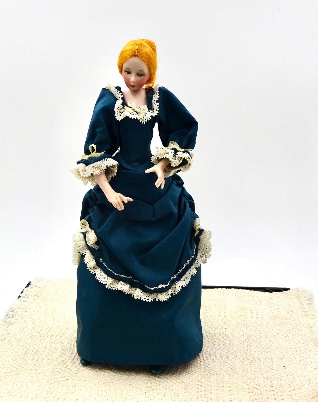 Vintage Miniature Dollhouse Doll: Little Women Inspired, 1/12 Scale ...