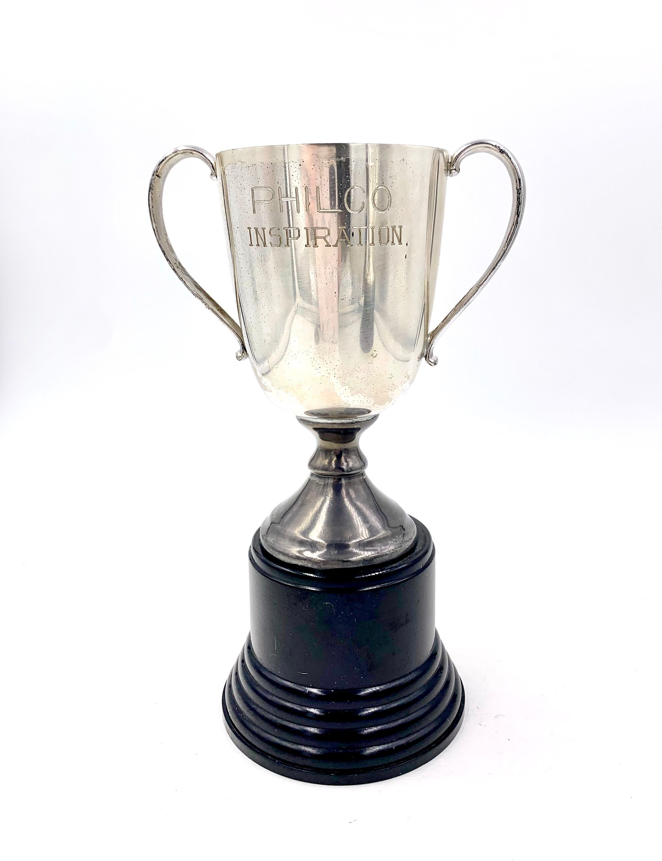 Vintage LOVING CUP TROPHY Philco Inspiration Silver Plated Two - Etsy