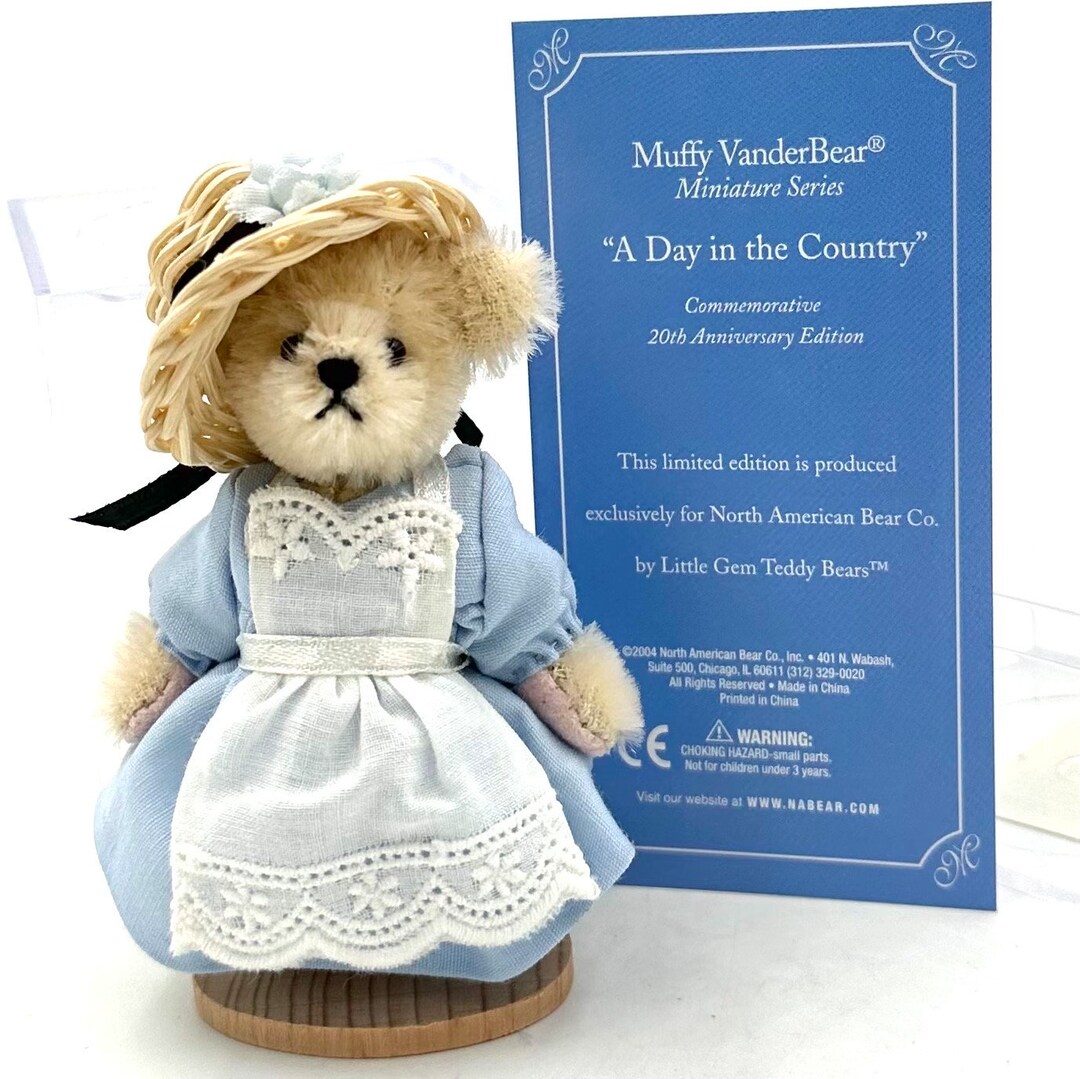 Vintage MUFFY Vanderbear Miniature Series A Day in the Country Little ...