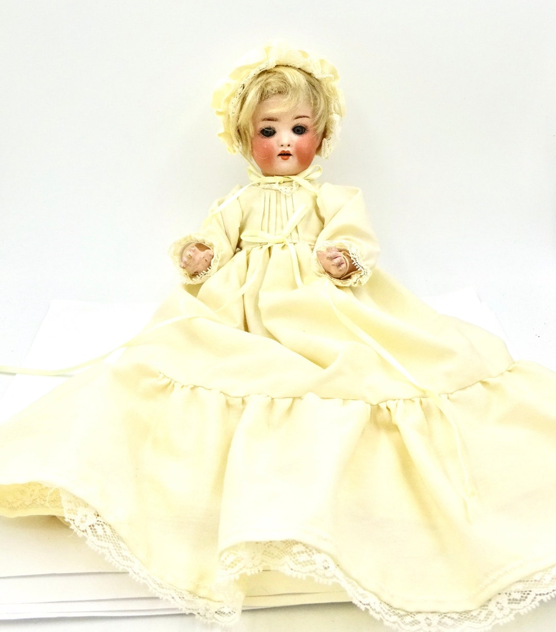 Antique GERMAN BISQUE DOLL Heubach Koppelsdorf 320-14/0 Germany Bisque ...