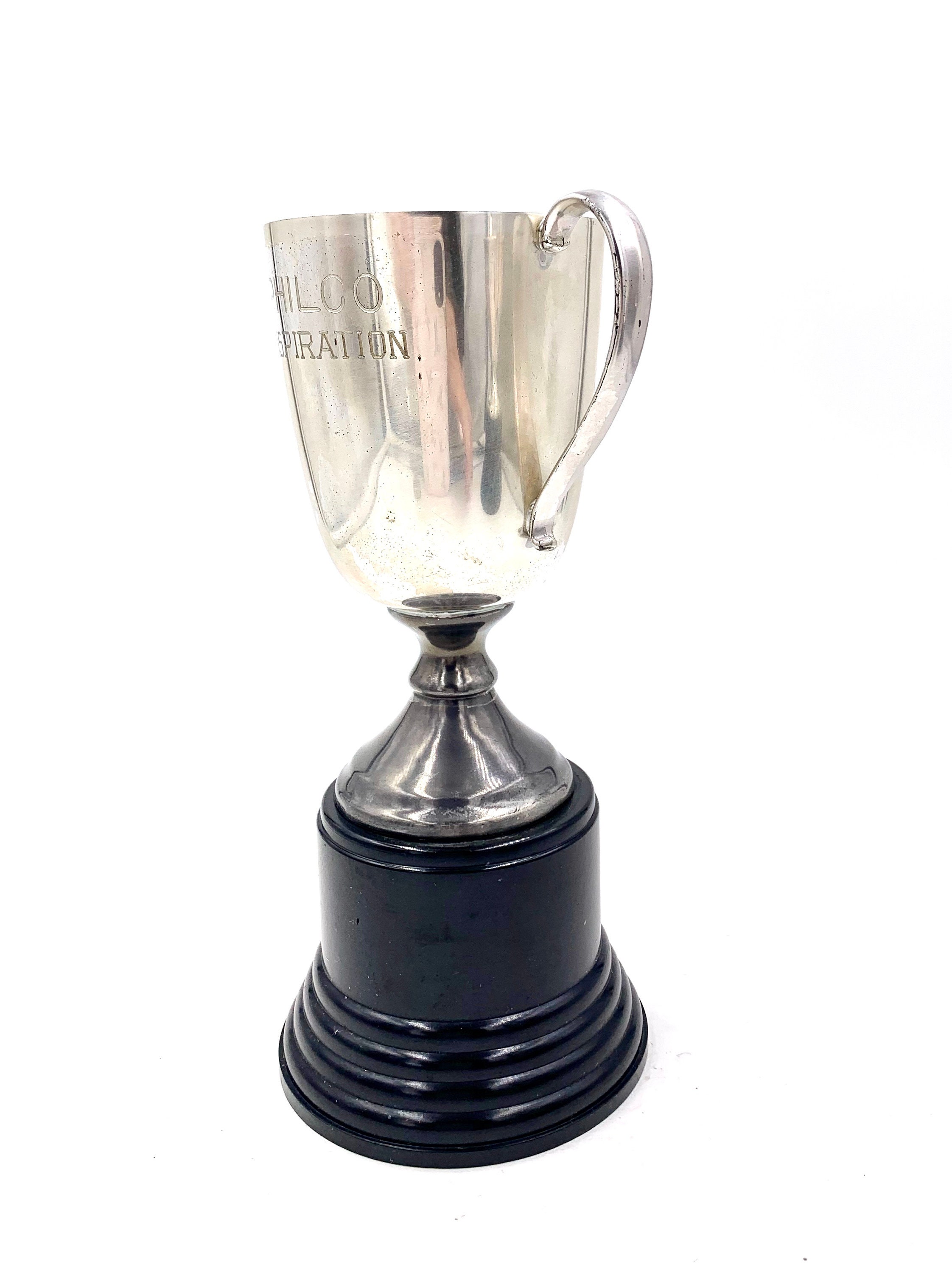 Vintage LOVING CUP TROPHY Philco Inspiration Silver Plated Two - Etsy