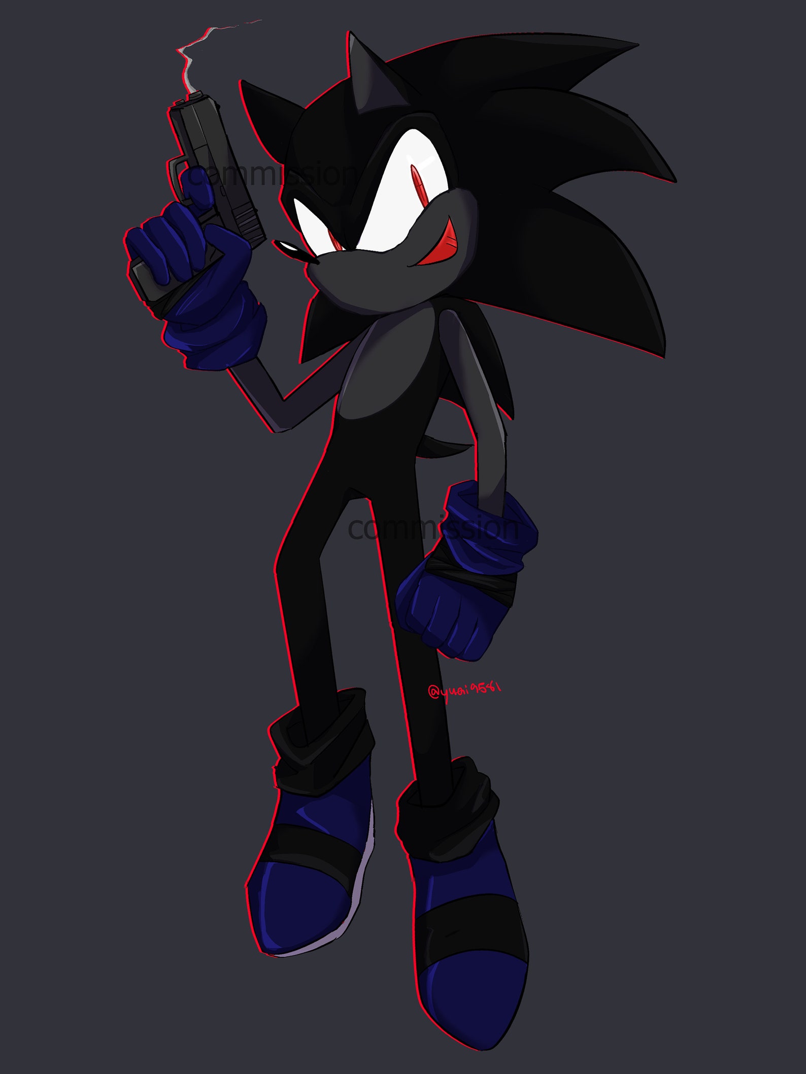 Custom Sonic Fullbody Art OC Commissions made to Order - Etsy