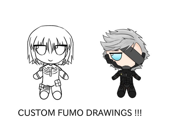 Custom Touhou Fumo Art Drawing Commissions made to Order | Etsy