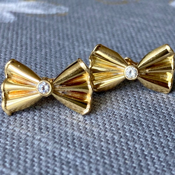 Bow Earrings - Etsy