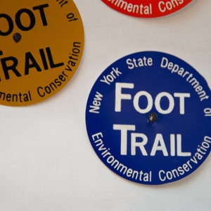 Adirondack Trail Marker Stickers, NY DEC Foot Trail Vinyl Decals (3 ...