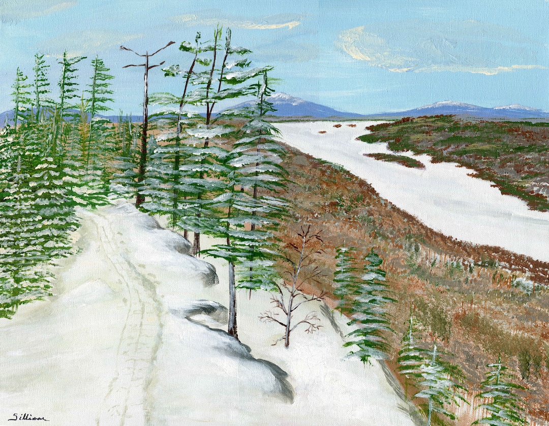 Rondaxe Mountain Print, Adirondack Fire Tower View, Blue Mountain ...