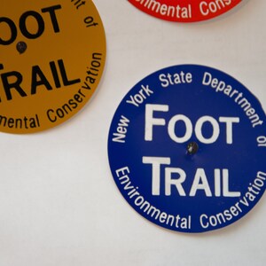 NYS Foot Trail Sticker (1) (adirondack / Catskill Trail Markers) - Etsy