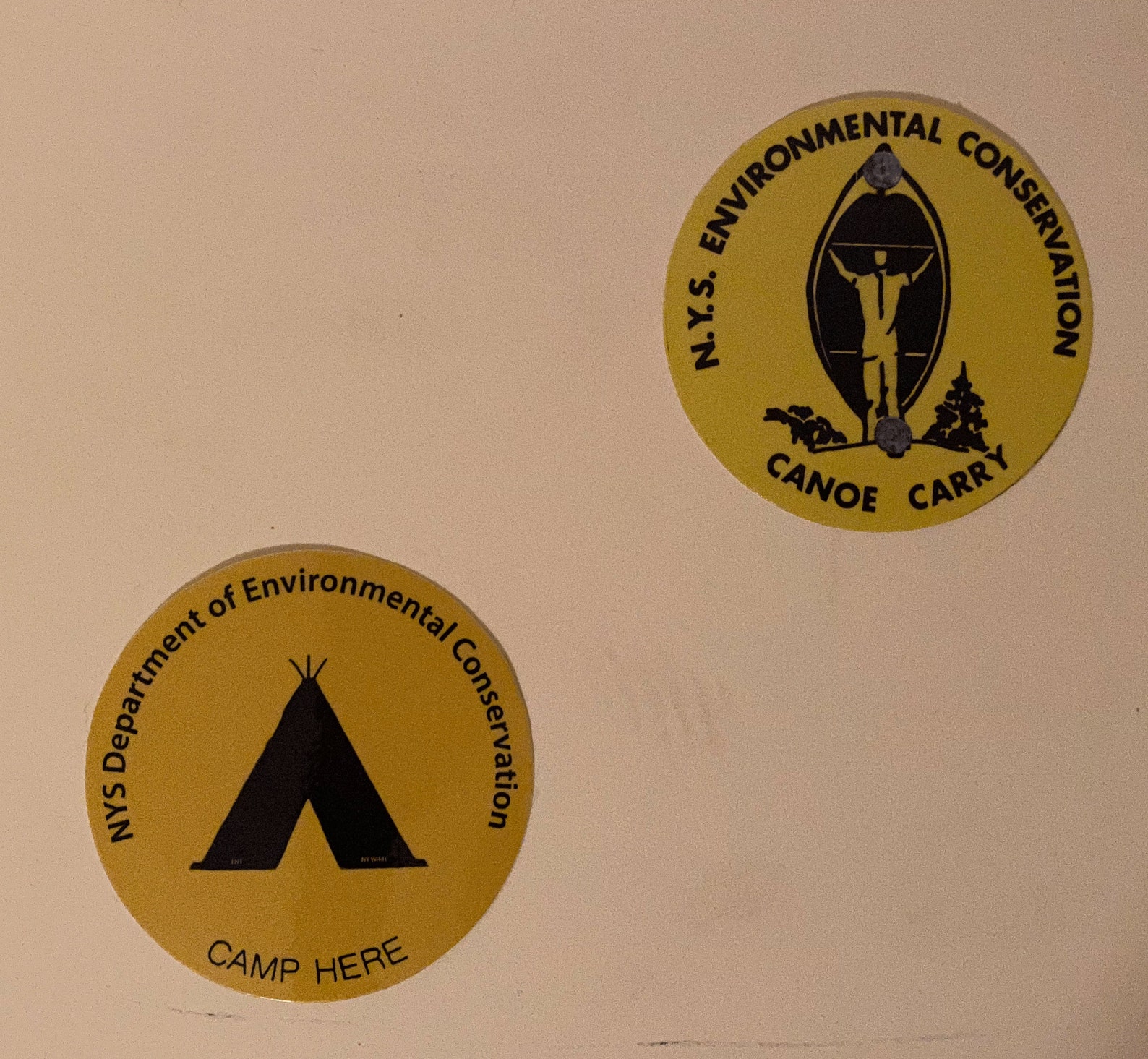 NYS Foot Trail Sticker (1) (adirondack / Catskill Trail Markers) - Etsy