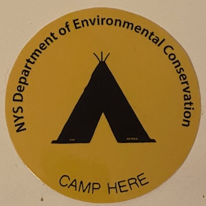 NYS Foot Trail Sticker (1) (adirondack / Catskill Trail Markers) - Etsy