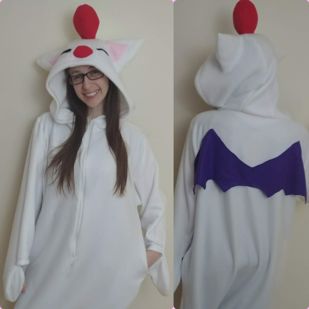 Moogle Inspired Custom Made Kigurumi / Onesie - Etsy