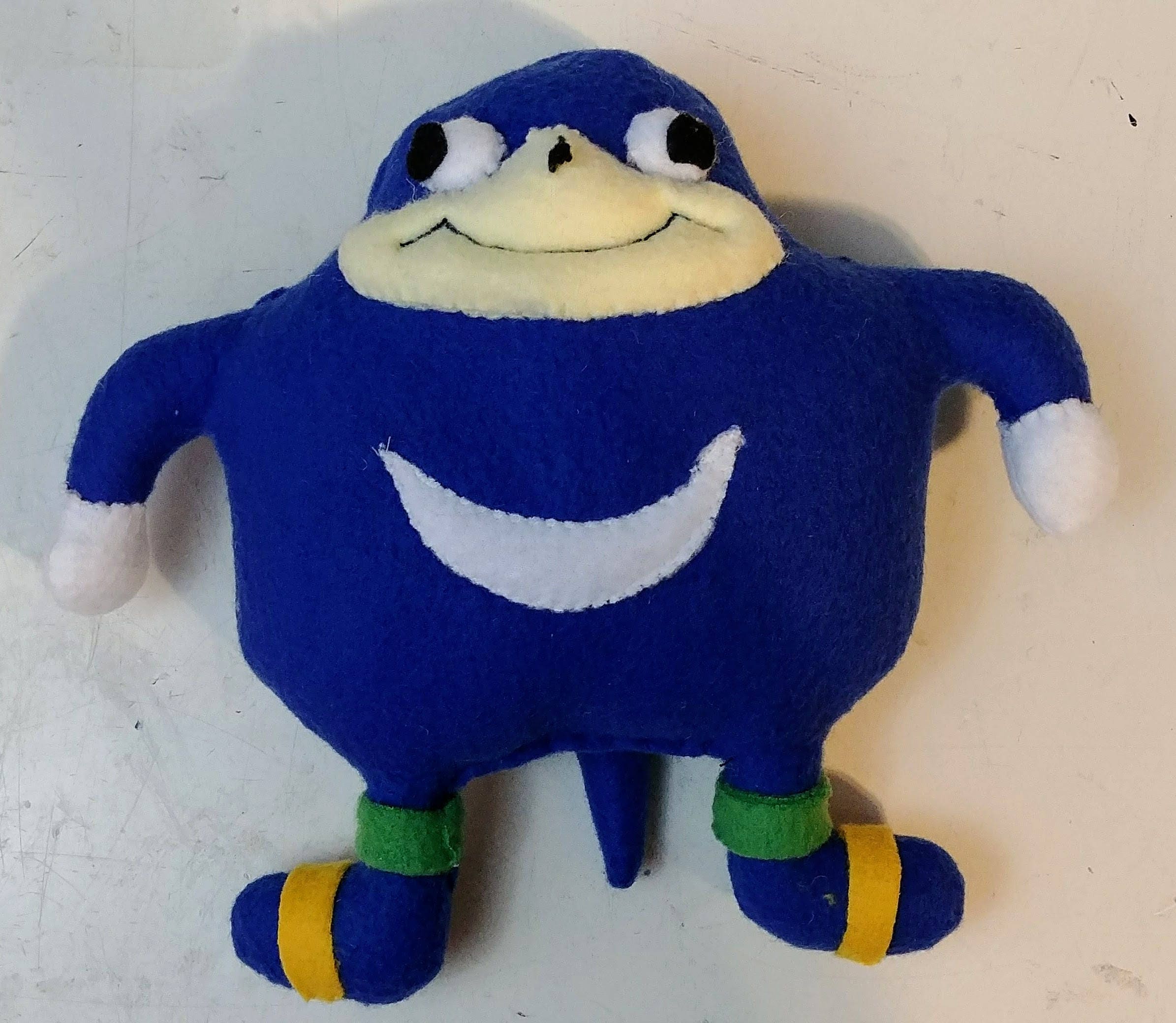 Blue Knuckles Sonic Plushie | Etsy