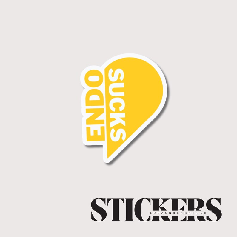 Endo Sucks Sticker | Sticker Pack | Water Bottle Stickers | Tumbler ...