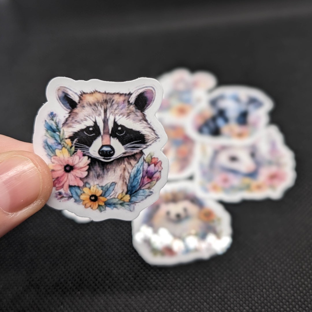 20 Ct. Cute Animal Vinyl Sticker Pack Waterproof Stickers Laptop ...