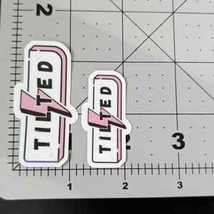 Tilted Sticker | Gaming Sticker | Water Bottle Stickers | Tumbler ...