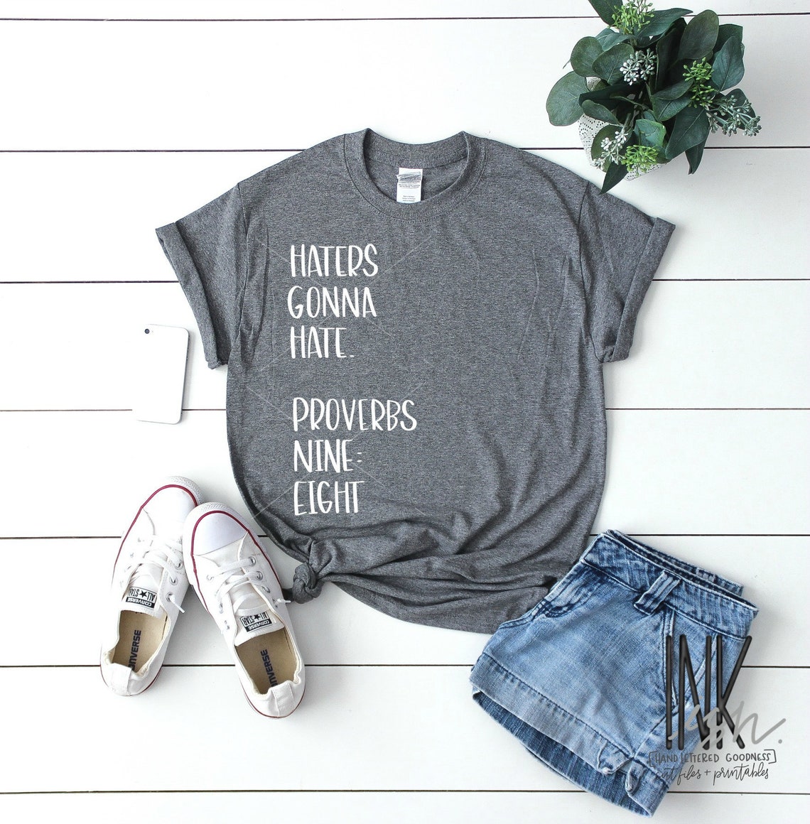 Haters Gonna Hate SVG | Proverbs SVG | Handlettered SVG | Christian Svg ...