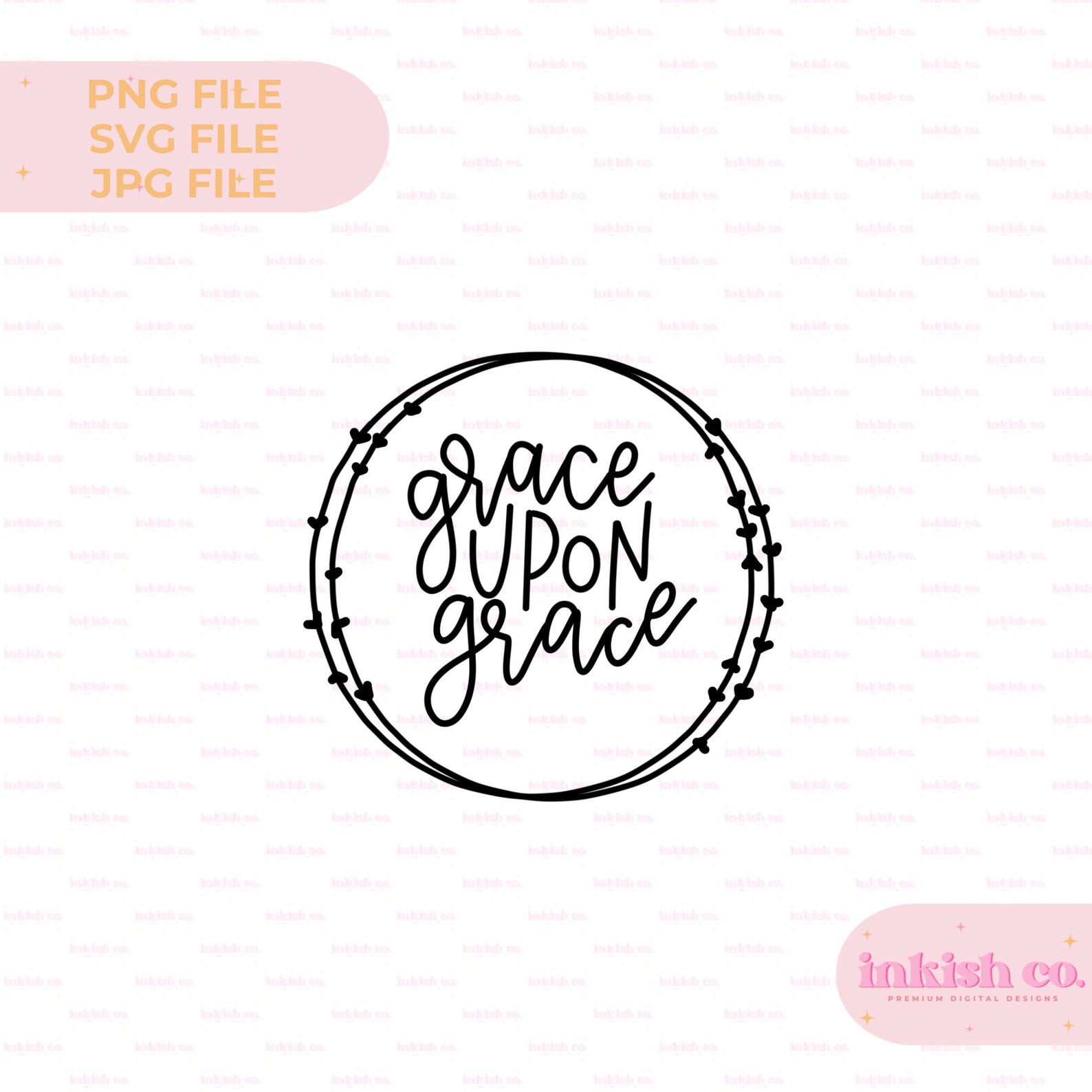 Grace Upon Grace SVG | Grace Svg | Christian SVG | Cricut Cut File ...