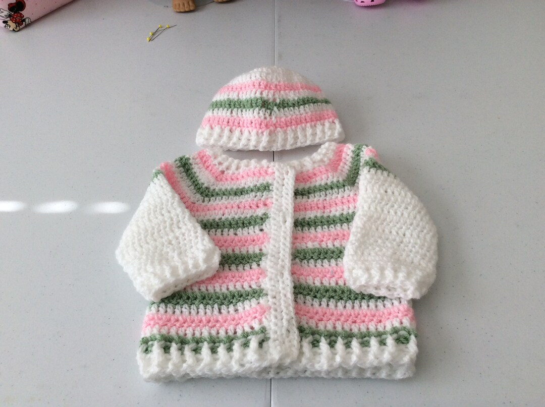 Baby Newborn Sweater Set Sweater Set. Sweater and Hat - Etsy