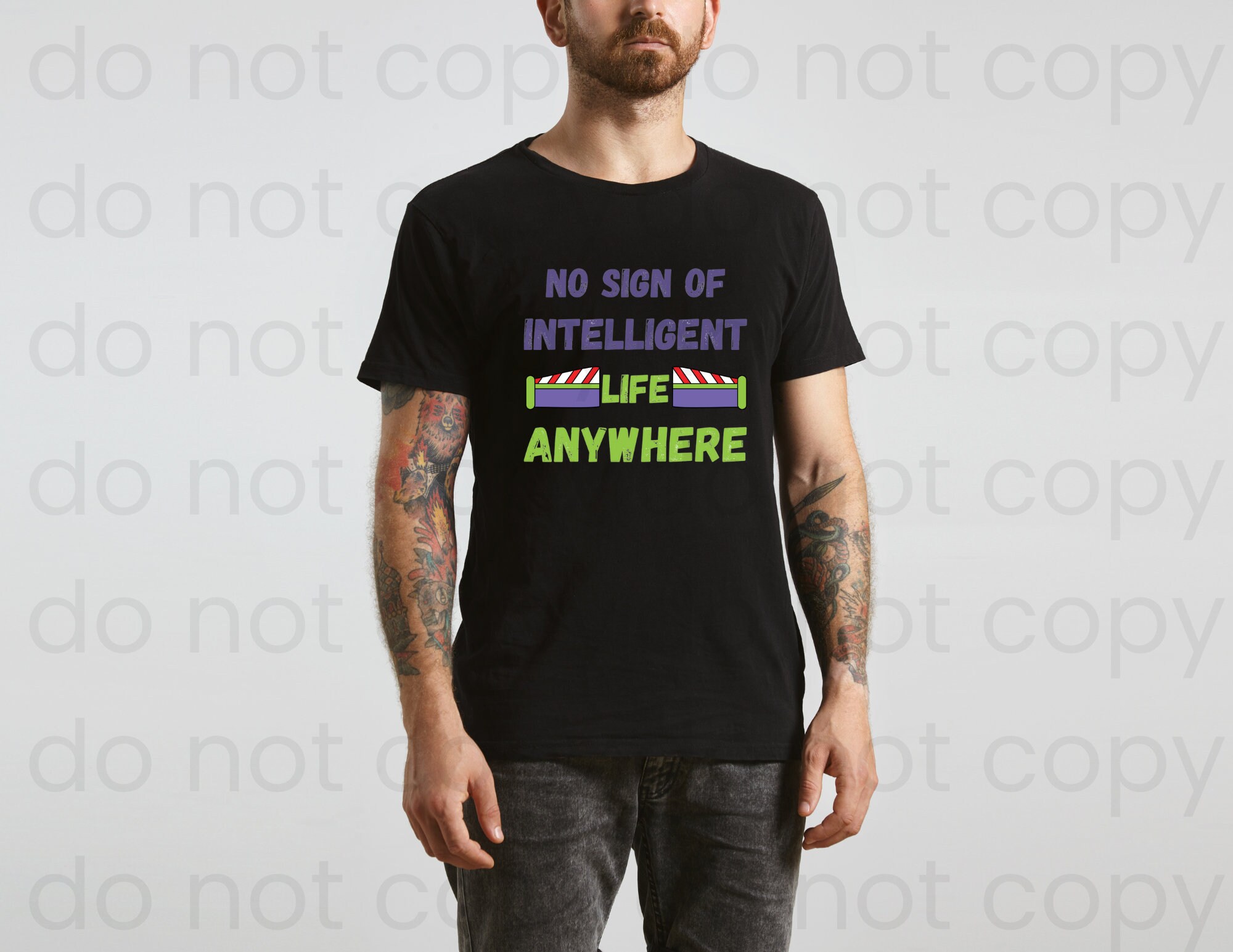No Sign of Intelligent Life. Toy Story. PNG, Digital Download - Etsy