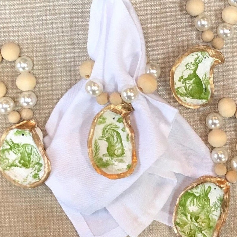 Pearl Napkin Rings - Etsy